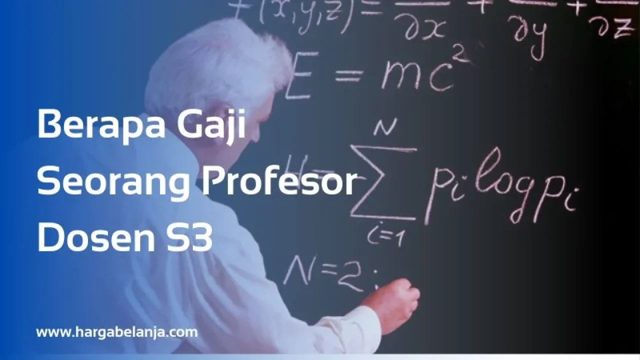 Berapa Gaji Seorang Profesor Dosen S3 Update 2024