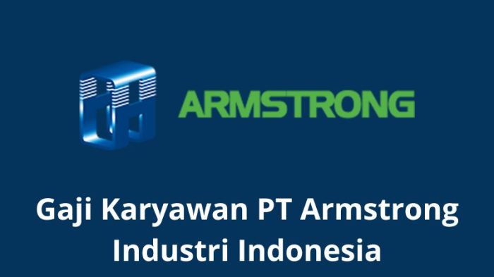 Gaji Karyawan PT Armstrong Industri Indonesia dan Syarat Masuk Terbaru – Harga Belanja