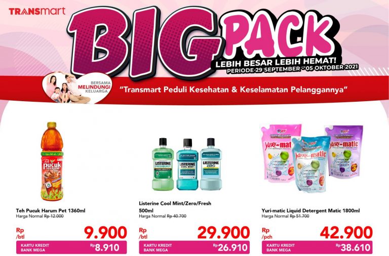 Promo Transmart Big Pack Periode 29 September – 5 Oktober 2021 – Harga ...