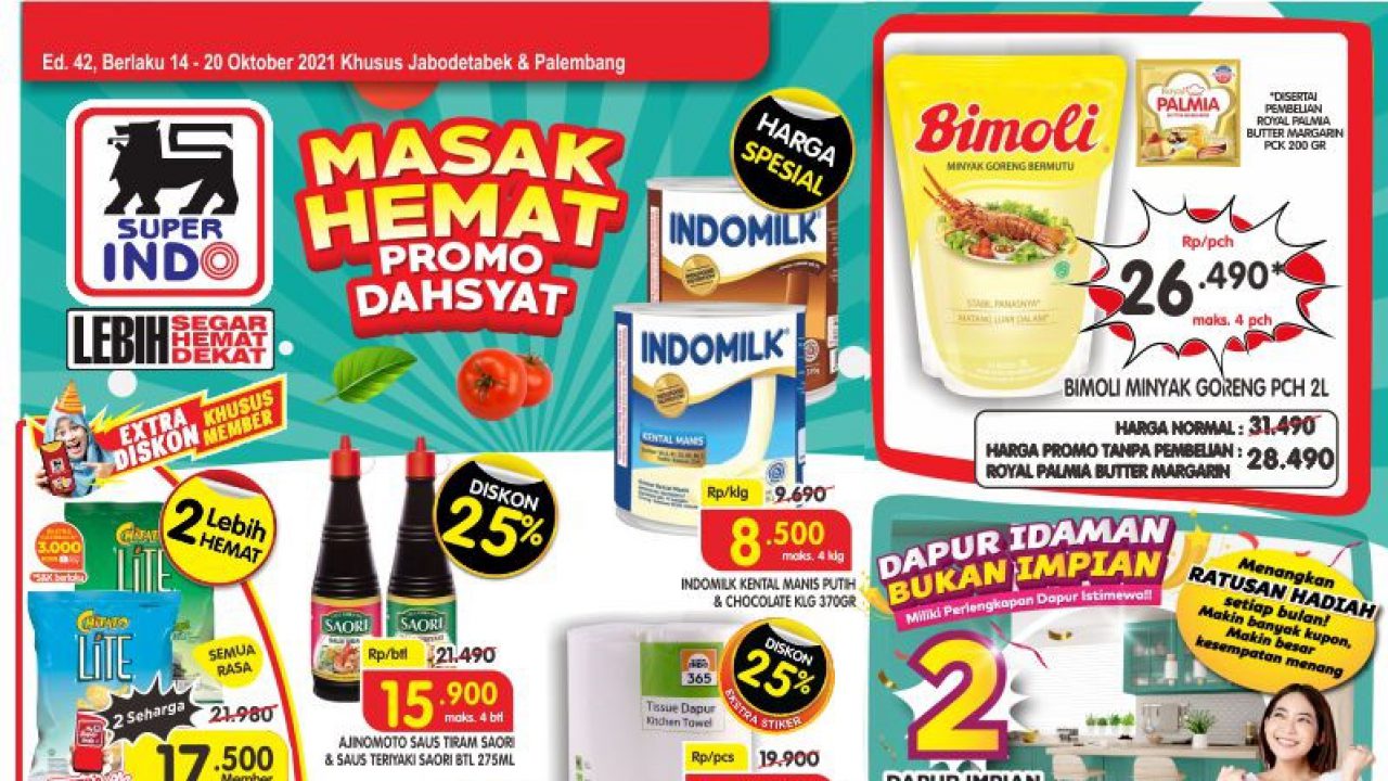 Promo SuperIndo Katalog Super Hemat 14-20 Oktober 2021 Minggu Ini ...