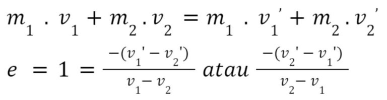 Pengertian, Rumus dan Contoh Soal Tumbukan dan Momentum