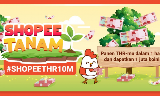 Cara Dapat THR 1 Juta Shopee Ikuti Cara Mudah Ini Update 2024